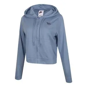 Nike Light-weight Zip-up Hooded Sweatshirt Asia Sizing - Blue