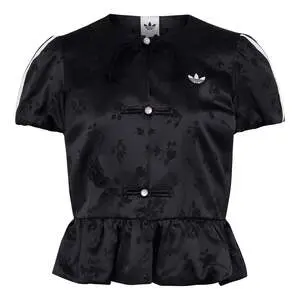 Adidas Short-sleeved Jacket Asia Sizing - Black