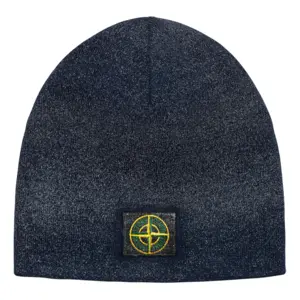Supreme Fw23 Week10 Stone Island Reflective Beanie - Navy