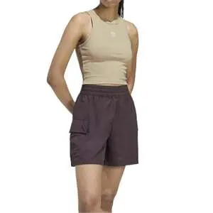 Adidas Originals Essentials Ribbed Tank Top 'stone Khaki