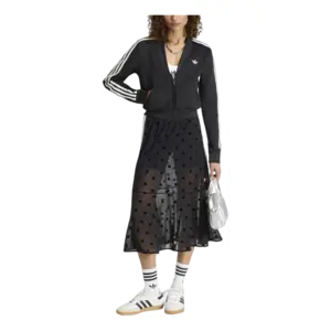 Adidas Originals Skirt Asia Sizing 'sheer Polka Dots - Black