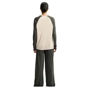 Nike X Skims Stretch Knit Long-sleeve Top 'ecru Boulder