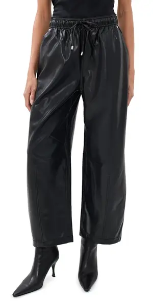 Cinq À Sept Vegan Leather Brooks Pants - Black