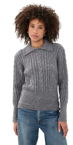 CINTA THE LABEL The Ruby Knit Pullover - Grey