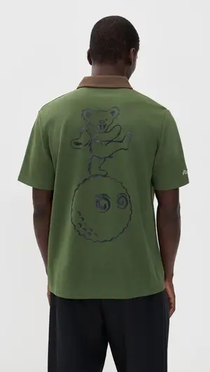 MALBON X Grateful Dead Fairway Dancing Buckets Polo