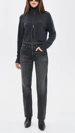 Moussy Vintage Irwin Straight Low Jeans