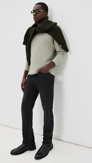 FRAME Duo Fold Long Sleeve Tee