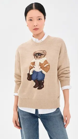 Polo Ralph Lauren Winter Polo Bear Crew Sweater