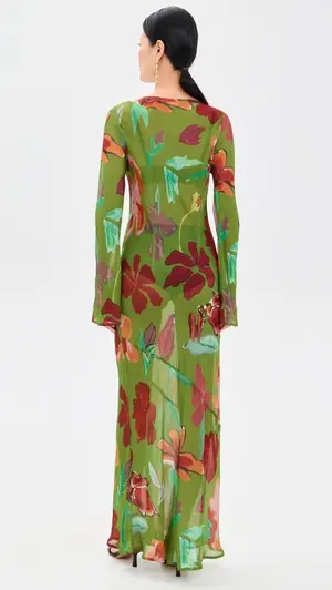 VRG GRL Luka Sheer Maxi Dress