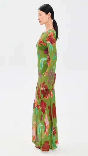 VRG GRL Luka Sheer Maxi Dress