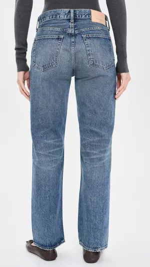 Moussy Vintage Clinton Straight Low Jeans