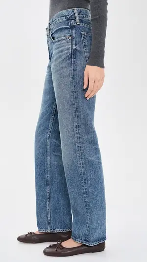 Moussy Vintage Clinton Straight Low Jeans