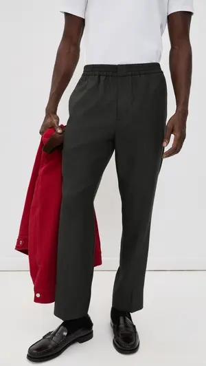 AMI Paris Elasticated Waist Trousers