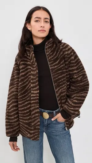 Rag & Bone Sun Sherpa Funnel Neck Jacket