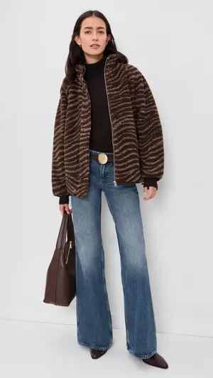 Rag & Bone Sun Sherpa Funnel Neck Jacket