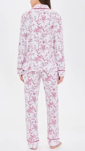 PETITE PLUME Pima Long Pajama Set