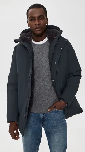 SAVE THE DUCK Antoine Faux Fur Lined Hooded Parka