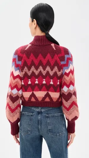 Free People Sundazed Jacquard Cardigan
