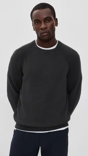 RHONE Rib Crew Neck Sweater
