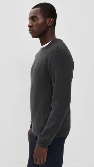 RHONE Rib Crew Neck Sweater