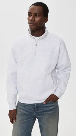 Obey Established Works Quarter Zip Sweatshirt