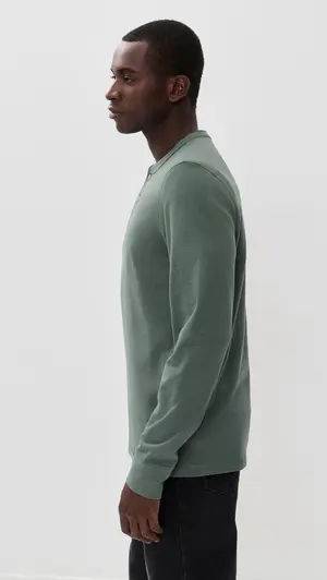Faherty Brand Long Sleeve Waffle Henley Tee