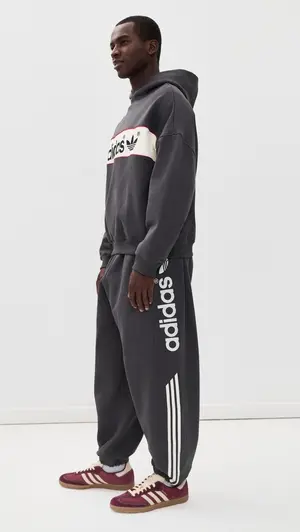 Adidas Blocked Signature Hoodie