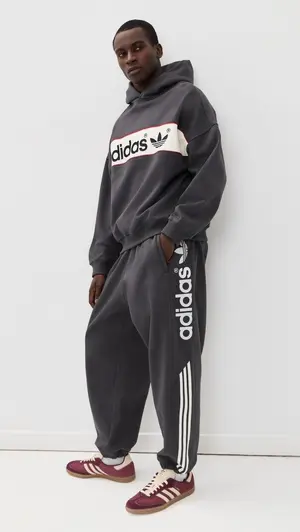Adidas Blocked Signature Hoodie