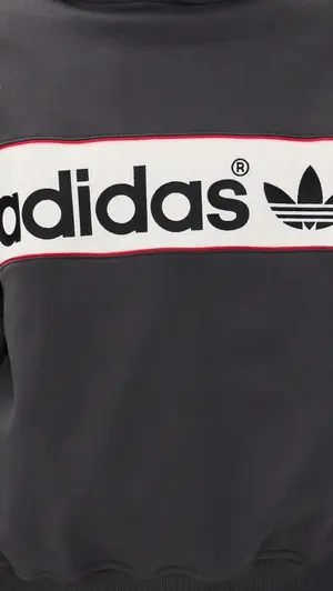 Adidas Blocked Signature Hoodie