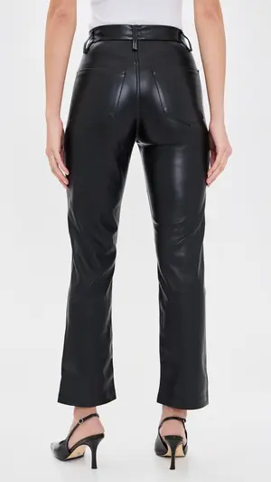 Joe's Jeans The Lyra Slim Ankle Vegan Leather Pants