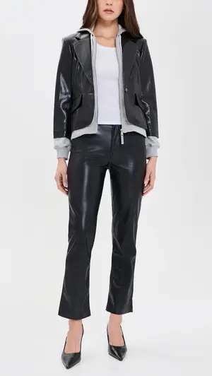 Joe's Jeans The Lyra Slim Ankle Vegan Leather Pants