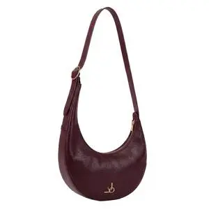 JOVIE J Leather In Deep Burgundy - Pink