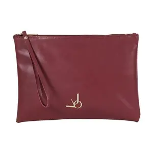 JOVIE Frame Clutch In Cherry