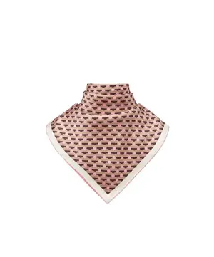 Fendi Polka Dot Detailed Finished Edge Foulard