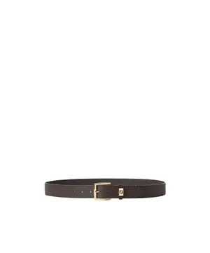 Fendi Ff Buckle Belt - Brown