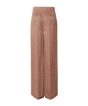 Fendi Dots Jacquard Silk Pants