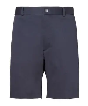 Fendi Gabardine Shorts - Blue