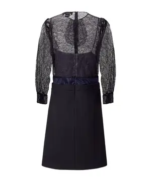 Fendi Lace And Wool Dress
