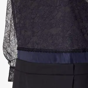 Fendi Lace And Wool Dress