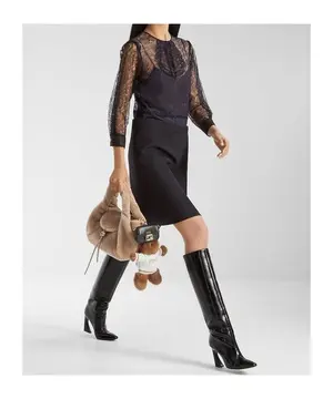Fendi Lace And Wool Dress