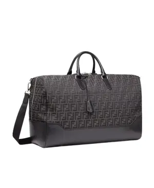 Fendi Ff Jacquard Fabric Large Bag