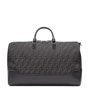 Fendi Ff Jacquard Fabric Large Bag