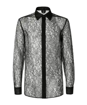 Fendi Lace Shirt - Black