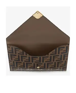 Fendi Ff Diamonds Flat Pouch