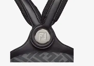 Fendi Diagonal Chiodo Medium Backpack