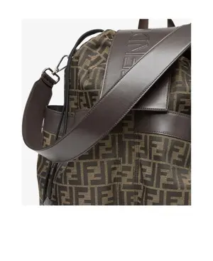 Fendi Ff Motif Drawstring Backpack