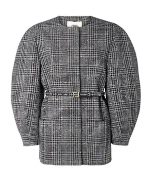 Fendi Tweed Blouson - Grey