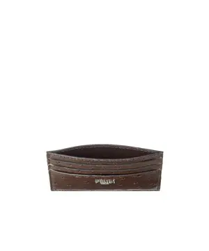 Fendi Ostrich Card Holder