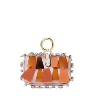 Fendi Satin Charm With Appliqués