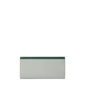 Fendi Ff Diamonds Chain-linked Continental Wallet - Green